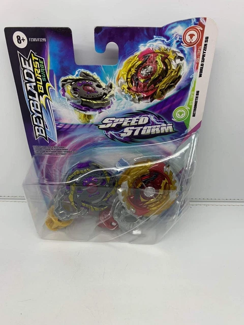 BEYBLADE BURST SURGE Speed Storm World Spryzen S6 & Betromoth B6 ...