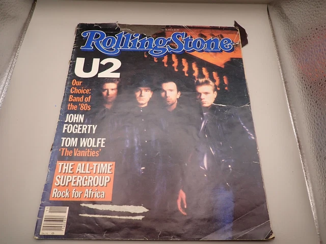 ROLLING STONE ISSUE 443 1985 U2 Cover, John Fogerty, Velvet Underground ...