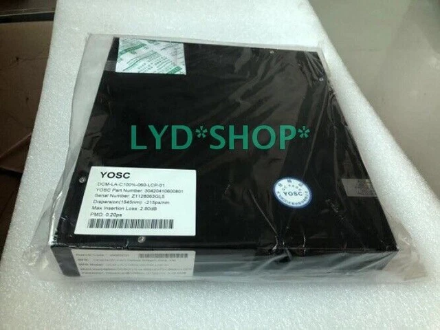 MODULO DI COMPENSAZIONE dispersione nuovissimo YOSC DCM-LA-C100%-060KM-LCP-01 45060021 EUR 612 ...