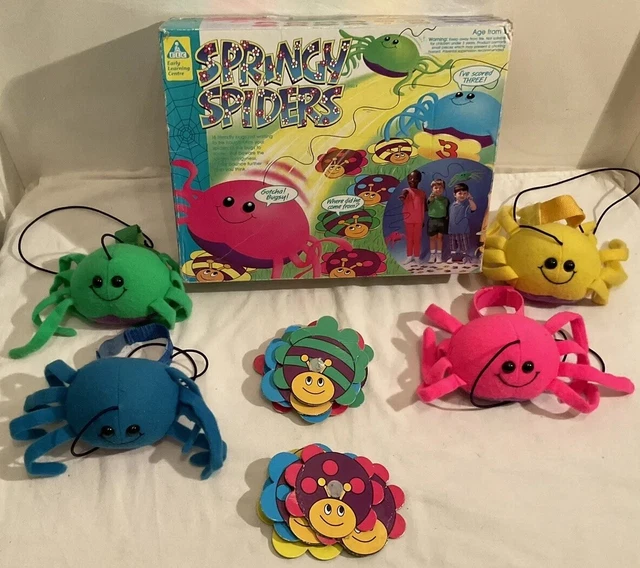 RETRO “SPRINGY SPIDERS” Game, Early Learning Centre ELC **Rare** £14.07 ...
