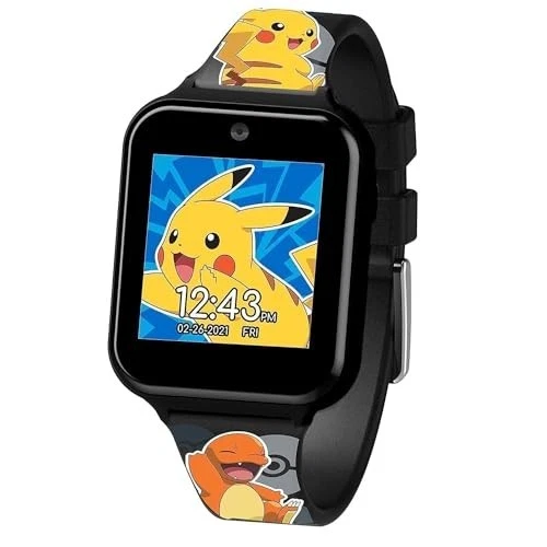 JOUET PIKACHU SMARTWATCH à écran tactile Pokemon avec appareil photo ...
