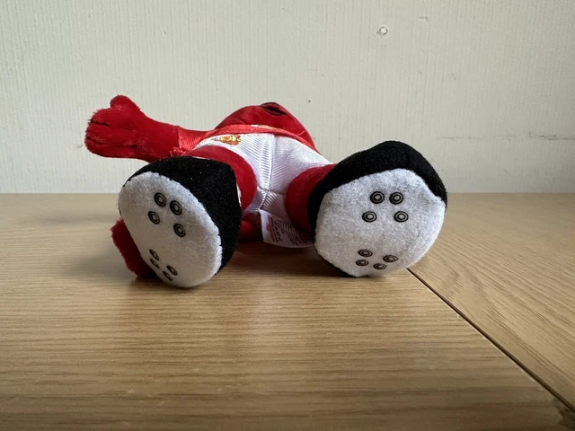 MANCHESTER UNITED FOOTBALL Club Fred the Red Devil Mascot Plush Soft ...
