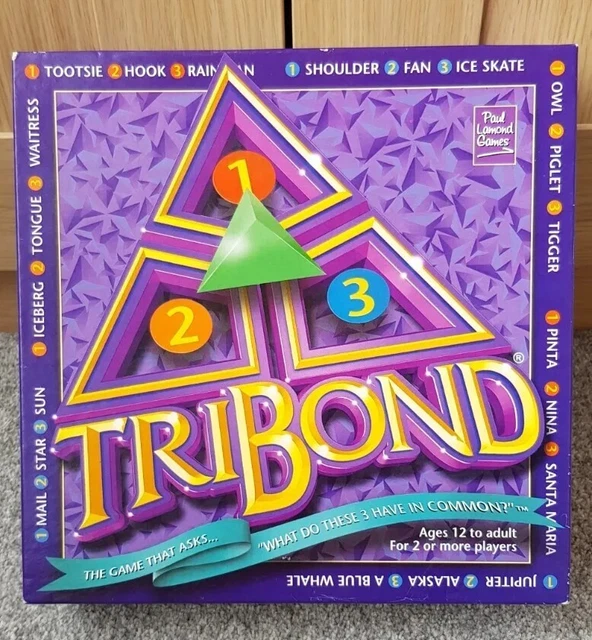 PAUL LAMOND TRIBOND Family Board Game Age 12+ Quiz Trivia Complete VGC ...