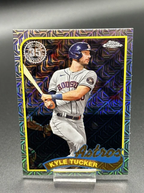 PACK ARGENT KYLE Tucker 2024 Topps Series 2 #2T89C-16 1989 Chrome Mojo ...