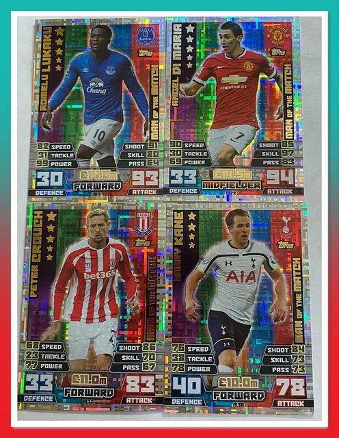 14/15 TOPPS MATCH Attax Extra Premier League Trading Cards - Man of the ...