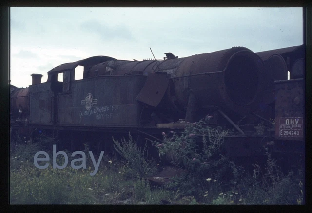 ORIGINAL 35MM SLIDE - ex GWR 7229 at Woodhams, Barry scrapyard c.1978 £ ...
