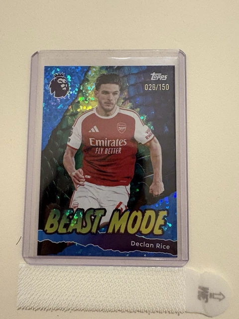 TOPPS PREMIER LEAGUE 2025/2026 Declan Rice Arsenal Beast Mode /150 £21. ...