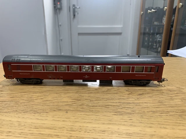 LIMA SNCF CAPITOLE livery red MAROON restaurant car 518788 80002 Diner ...