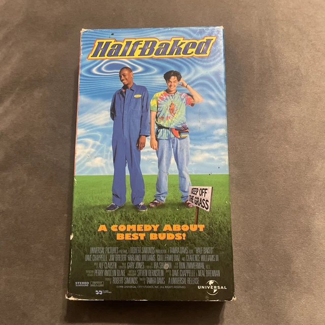 VINTAGE HALF BAKED VHS 1998 Dave Chappelle & Jim Breuer RARE FUNNY $14. ...