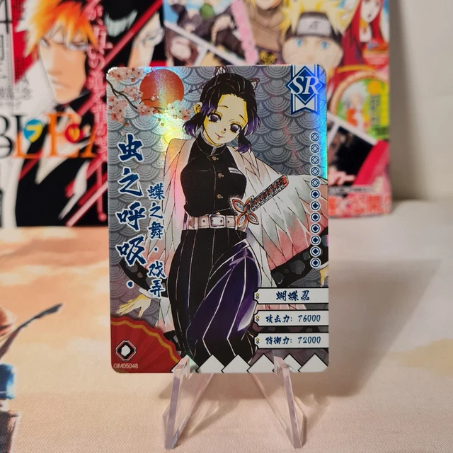 DEMON SLAYER CARD Game TCG - Shinobu Kochō v2 - GOLD HOLO FOIL MINT ...