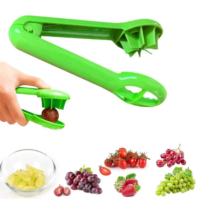 FRUIT CUTTER GRAPE Tomato Slicer Quarter Cutting Quick Handheld Cutting ...