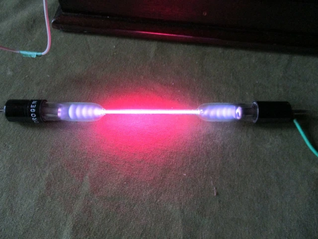 HYDROGEN SPECTRAL TUBE {Physics / Spectroscopy} Great Faraday's Dark ...