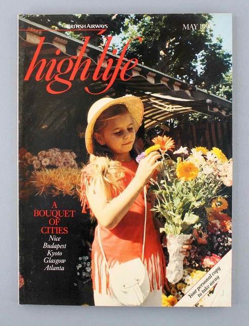 BRITISH AIRWAYS HIGHLIFE Airline Inflight Magazine May 1990 Ba Boeing ...