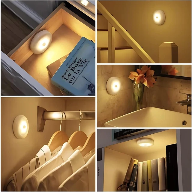 SINGLE MOTION SENSOR wireless light for wardrobes cupboards and under ...