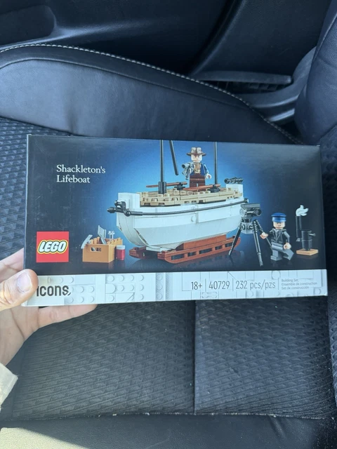 LEGO ICONS SHACKLETON'S Lifeboat 232 Pieces Building Set 40729 NEW IN ...