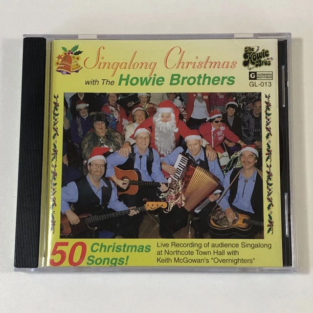 SINGALONG CHRISTMAS WITH The Howie Brothers (CD 50 Songs) Signed Insert ...