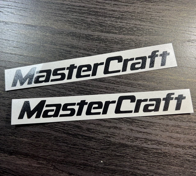 2 MASTERCRAFT DECALS | Pair Boat Logo Trailer Stickers *Multiple ...