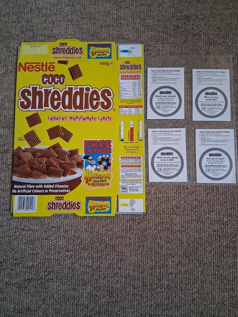 SHREDDIES CEREAL PACKET And Cereal Cards Hotspot Teasers. £8.63 ...