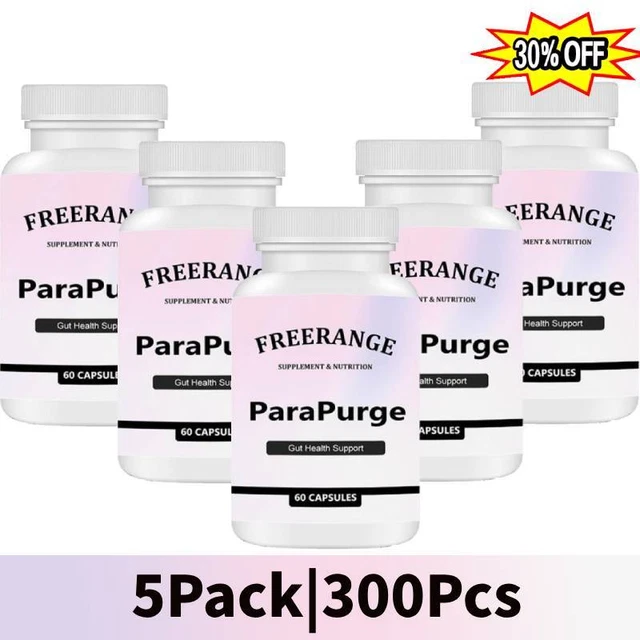 PARAPURGE GUT CLEANSE - Gut and Colon Support Supp lement 5x £27.70 ...