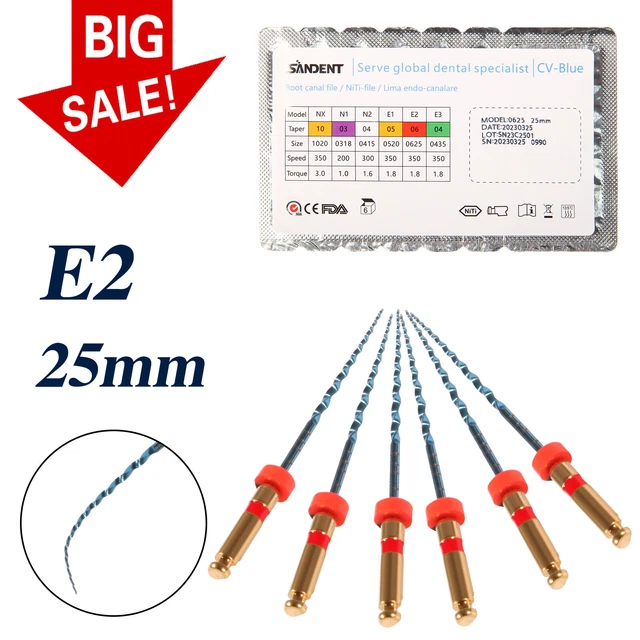 DENTAL ENDO ROOT Canal Super Taper Rotary Niti Files Engine Shaping ...