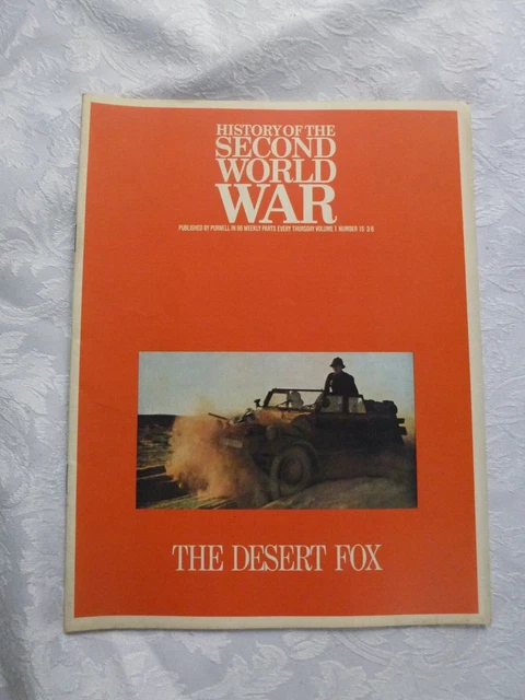 PURNELL HISTORY OF the Second World War Vol 1 no 16 The Desert Fox ...