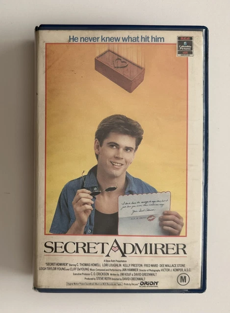 SECRET ADMIRER [VHS] RCA Columbia Video Ex-Rental Tape Lori Loughlin ...