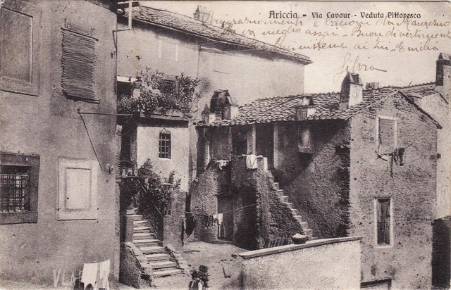#ARICCIA: VIA CAVOUR- Veduta Pittoresca EUR 14,00 - PicClick IT