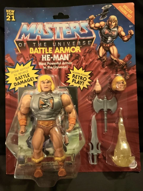 *VARIANT* MOTU ORIGINS Deluxe Battle Armor He-Man *Rare Boot Straps ...