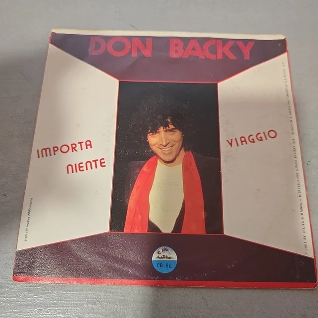 🎵 DON BACKY 🎵 Matter Nor Travel 45 Italy Press 1986 $3.85 - PicClick AU