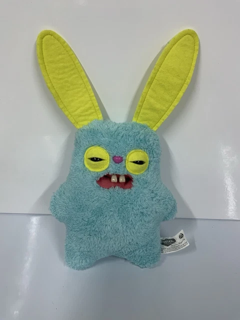 FUGGLER SNUGGLER RABID Rabbit - Blue Funny Ugly Monster Soft Toy Plush ...