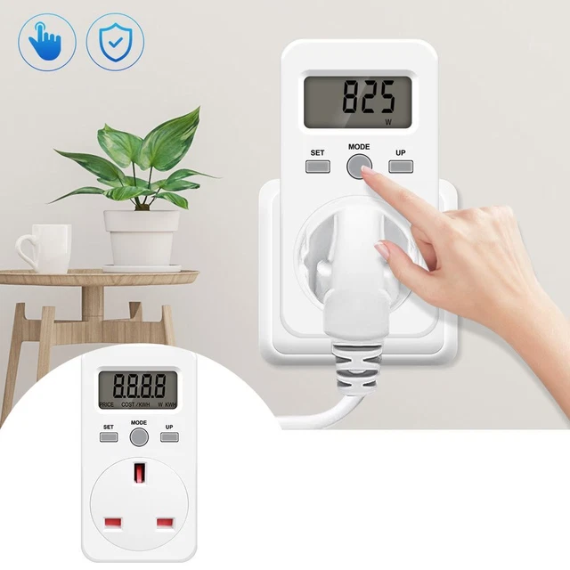 ANALYZER ELECTRICITY METER Socket Energy Monitor Power Meter Power ...