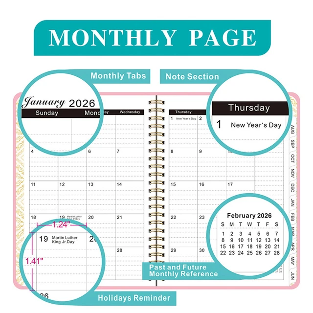 JULY 2025 DECEMBER 2026 Planner Planning Notebook 2025-2026 Planner for ...