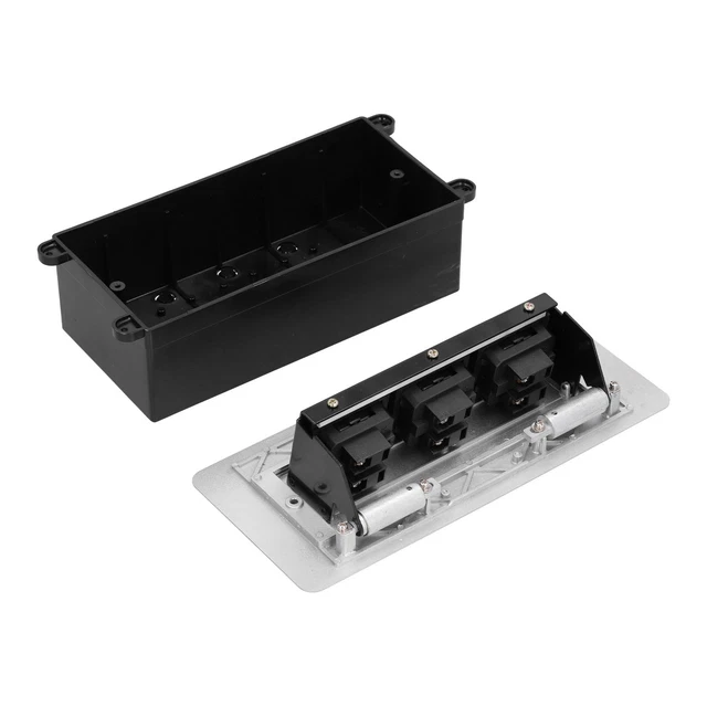 DESKTOP SOCKET EMBEDDED Power Outlet 3 Position Charging Socket For ...