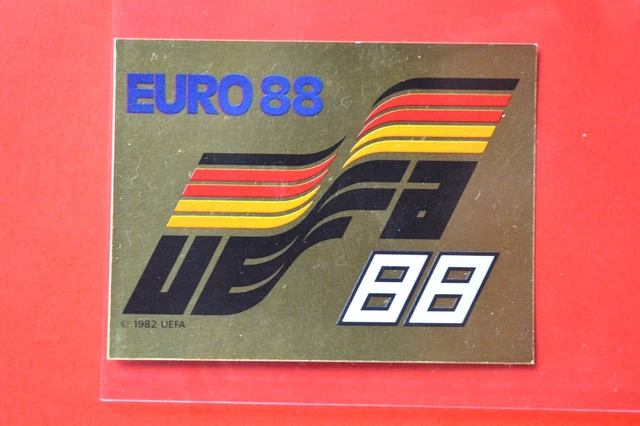 PANINI CALCIO EURO 88 Europei 1988 stemma Germania emblema UEFA 88 #4 ...