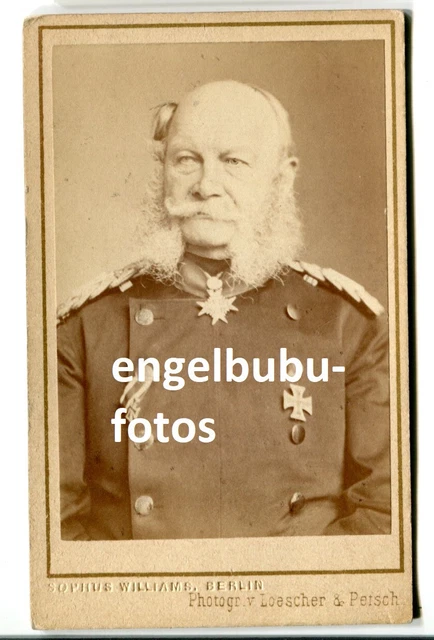 PORTRAIT-FOTO - CDV - PREUSSEN - Kaiser "Wilhelm I" mit Orden "Pour-le-Mérite" 2 EUR 80,00 ...