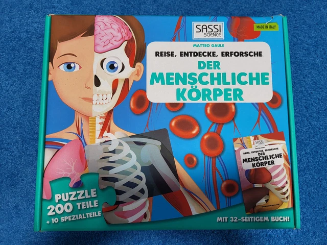 PUZZLE DER MENSCHLICHE Körper von Sassi EUR 15,00 - PicClick DE