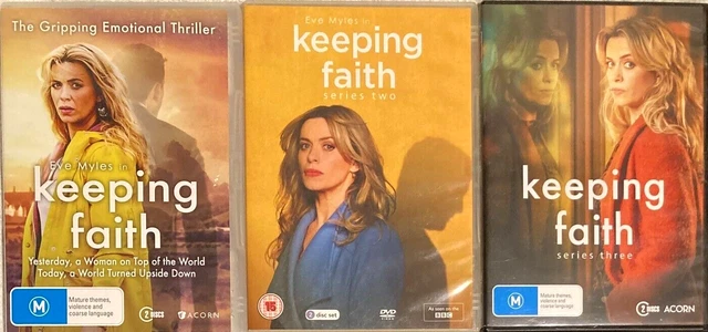 KEEPING FAITH : Complete Series 1 2 & 3 (DVD, 2017, 6-Disc Set, R4 & R2 ...