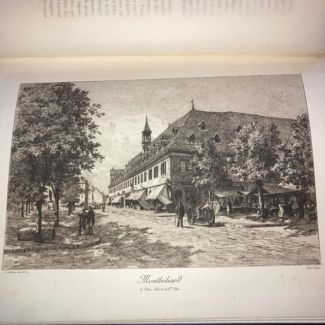 LA FRANCHE-COMTÉ, HENRI Bouchot, illustrations, librairie Plon, 1890 ...