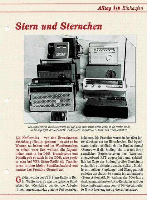 STERN UND STERNCHEN - DDR Infokarte EUR 1,00 - PicClick DE