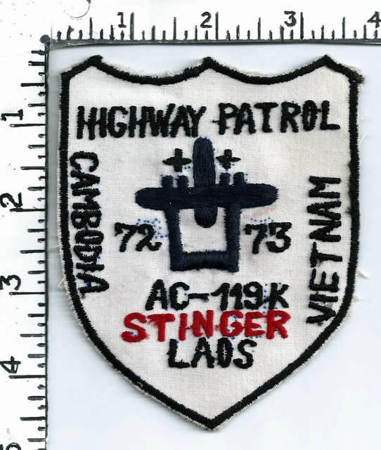 AUTHENTIC VIETNAMESE MADE USAF Vietnam war era patch - 18th SOS Highway ...