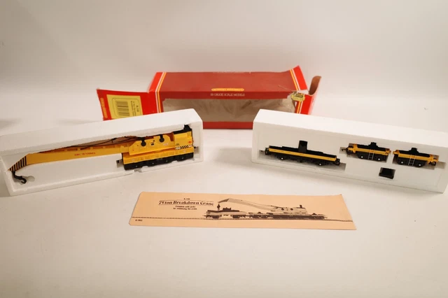 HORNBY R749 - BR 75 Ton Operating Breakdown Crane - Train OO Gauge ...