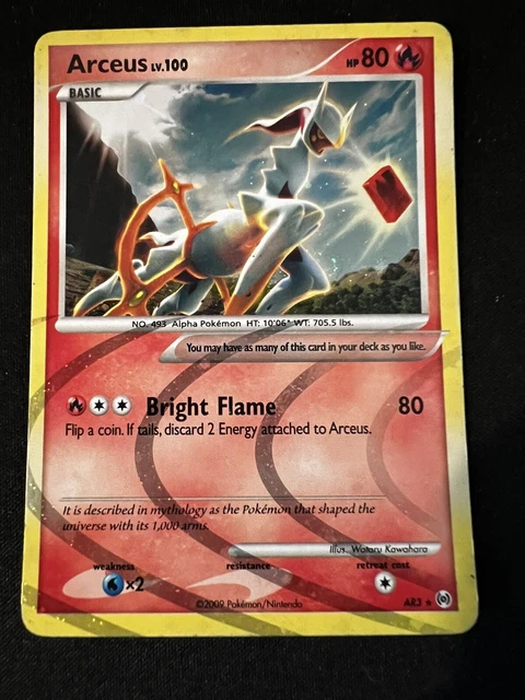 POKEMON TCG - Arceus Lv 100 (AR3) Ultra Rare Holo - Platinum Arceus ...