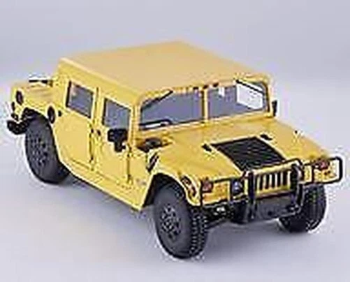 RADIO CONTROLLED 1/12 Hummer H1 Alpha Yellow Japanese Realistic Rc ...