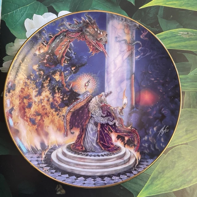 ROYAL DOULTON MYLES Pinkney Franklin Mint ‘The Dragon Master’ Collector ...