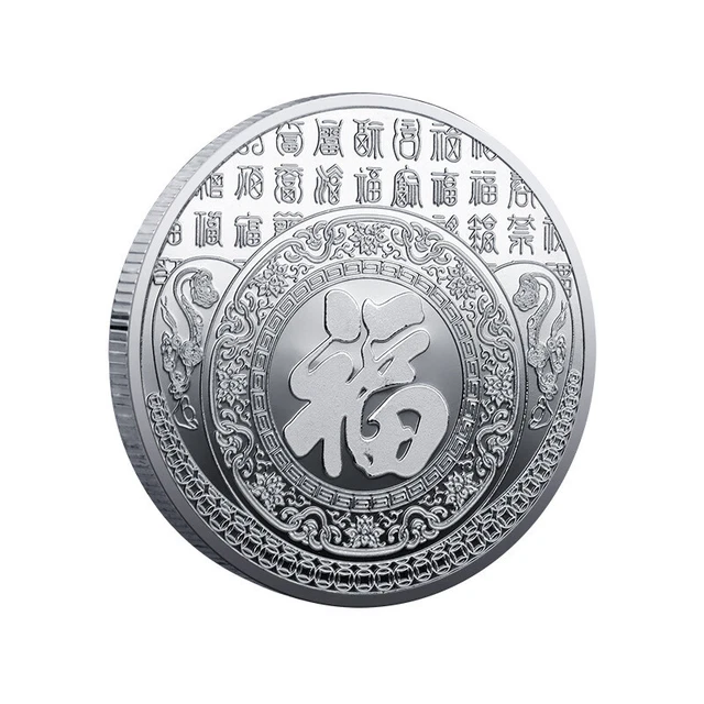 2025 NEW YEAR Snake Commemorative Coins Chinese Zodiac Medals 3D Relief ...