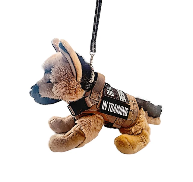 ESSA DOG, 41CM Douglas German Shepherd, Emotional Support Stuffed Animal. £149.99 - PicClick UK
