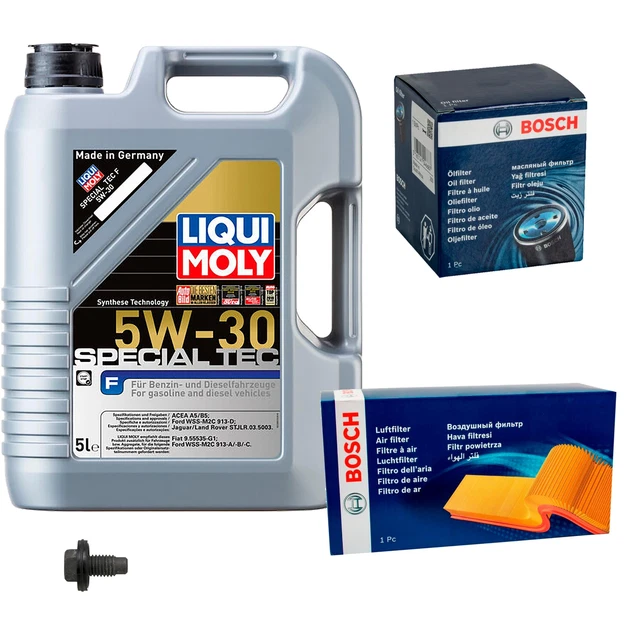 BOSCH INSPECTION SET 5 L Liqui Moly Spécial Tec F 5W-30 pour Ford Escort '95 EUR 96,40 - PicClick FR