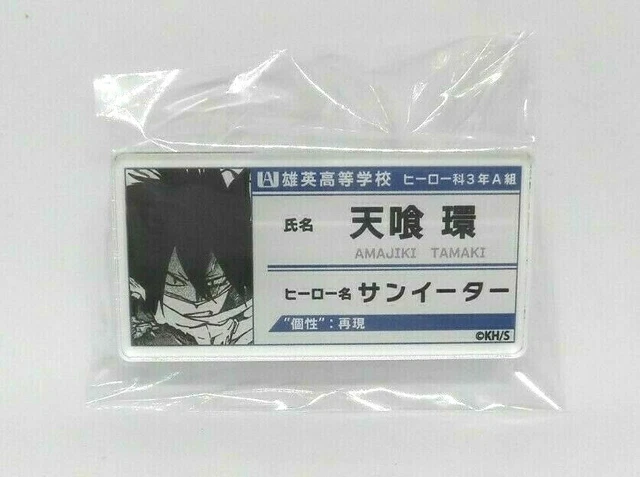 MY HERO ACADEMIA Acrylic Name tag badge Amajiki Tamaki £13.20 - PicClick UK