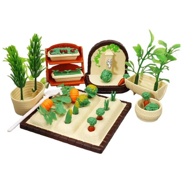 MICROLANDSCAPE GARDEN SCENE Set Model Building Project for Doll House ...