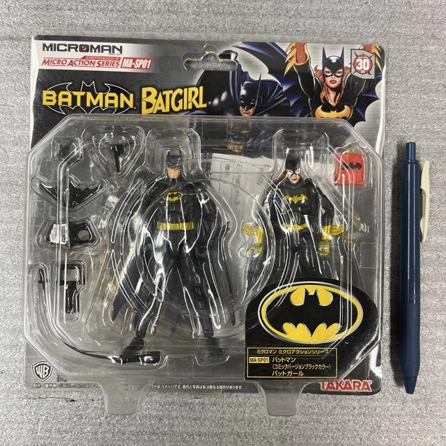 TAKARA MICROMAN BATMAN Batgirl Microaction Series versione fumetto nero ...